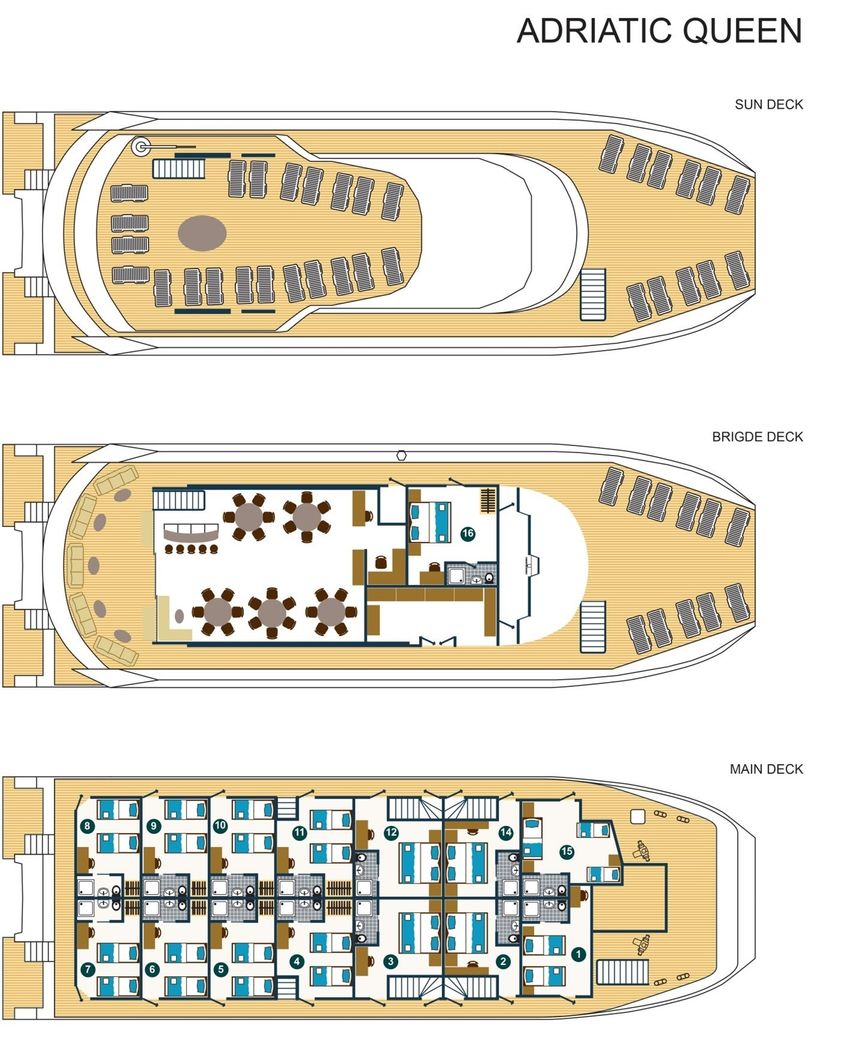 Adriatic Queen Cruise Ship, Croatia - LiveAboard.com